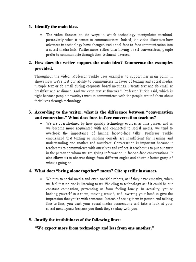 Connected But Alone | Download Free PDF | Popular Culture & Media ...