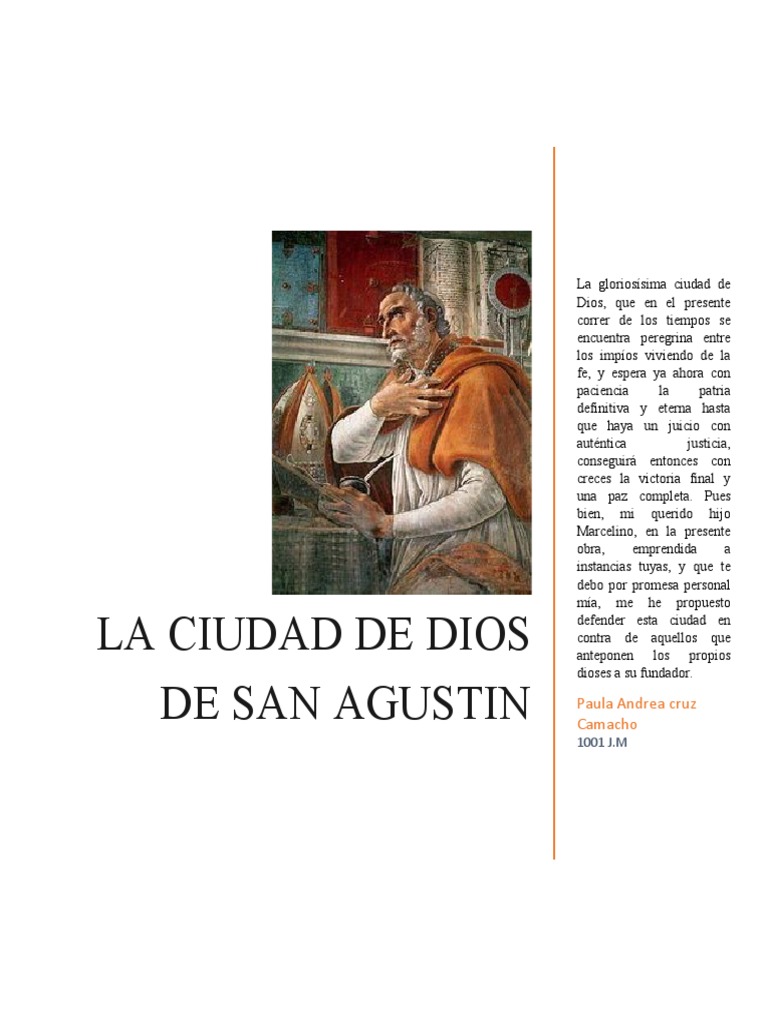 La Ciudad de Dios de San Agustin | PDF | Agustín De Hipopótamo | Creencia religiosa y doctrina