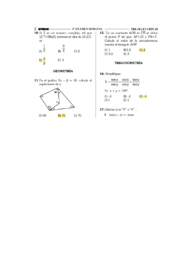 Semanal2 Saco Oliveros Pre Seleccion | PDF