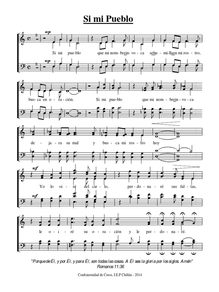 Si Mi Pueblo Que Mi Nombre Invoca | PDF