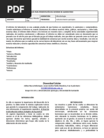 Formato Informe de Laboratorio - 2022-1 | PDF | Laboratorios | Experimentar