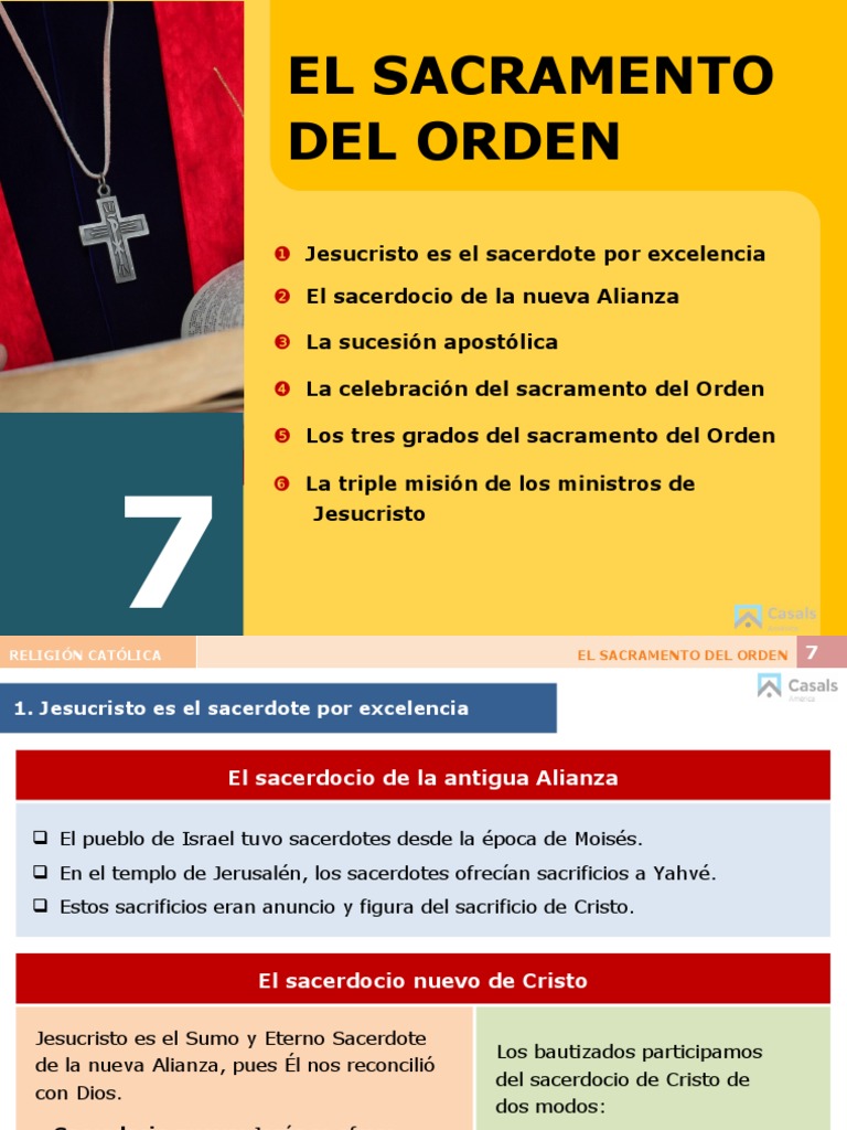 Sacramento Del Orden Sacerdotal | PDF | Sacerdote | Sacramentos