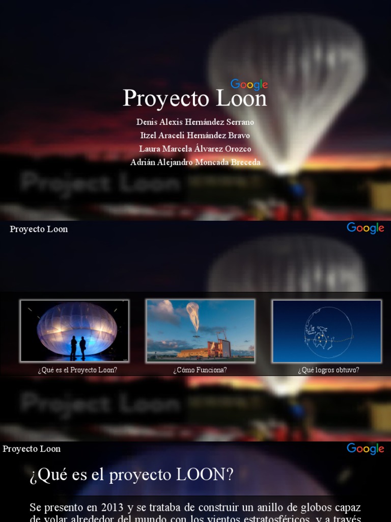 Proyecto Loon: Internet desde globos | PDF | Globo (Aeronáutica) | Control de tráfico aéreo