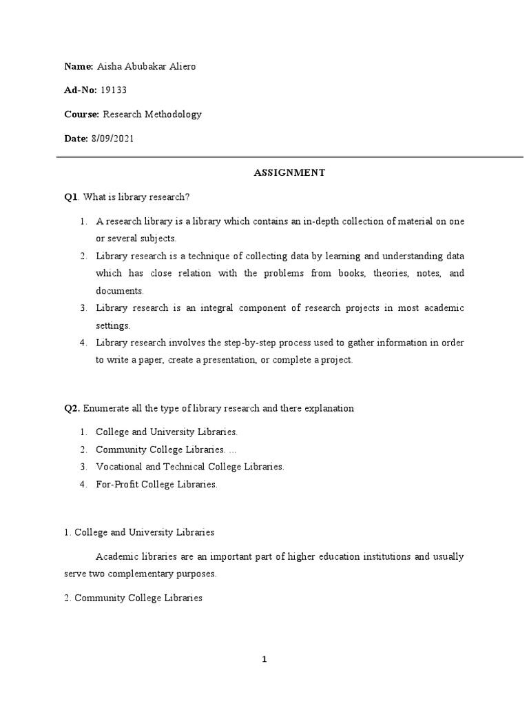 Aisha Assing 1 | PDF | Social Science | History