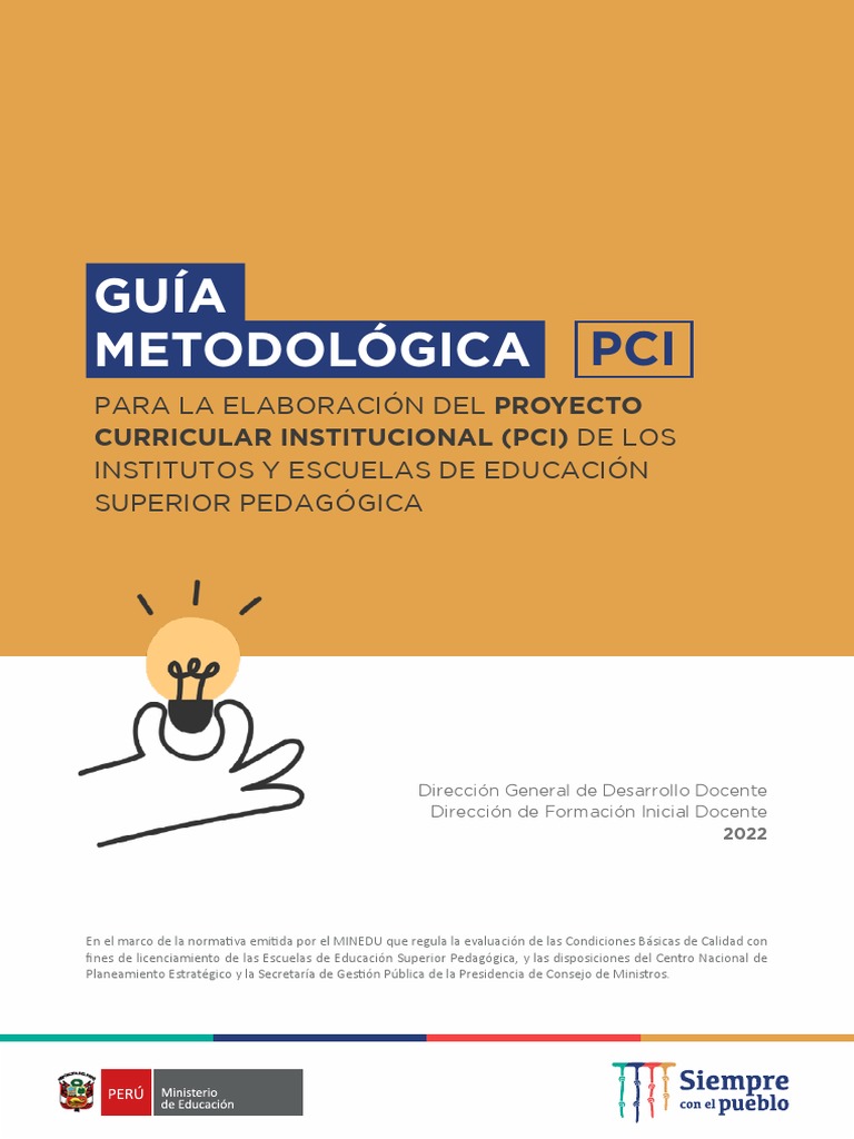 Guía-Pci | PDF | Plan de estudios | Educación más alta