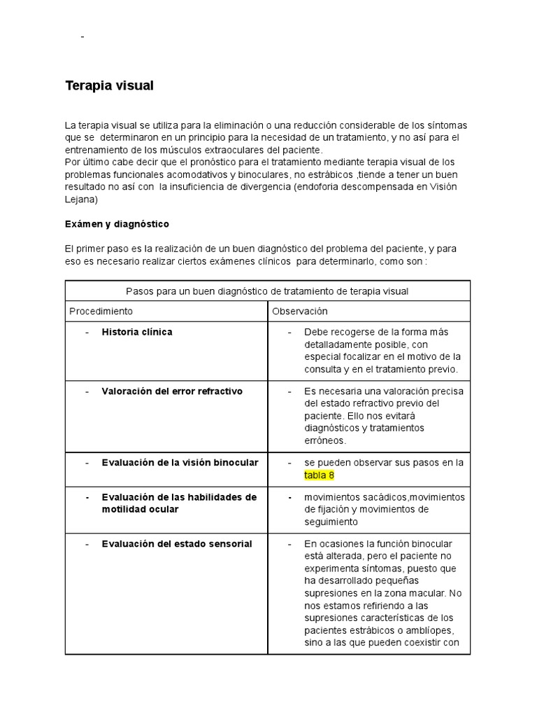 Terapia Visual | PDF | Percepción visual | Filosofía natural