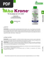 Ficha Tecnica Agromectin | PDF | Agua | Residuos