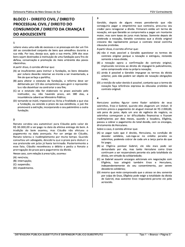 FGV 2022 Dpe MS | PDF