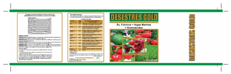 Desestres Gold 1LT | PDF