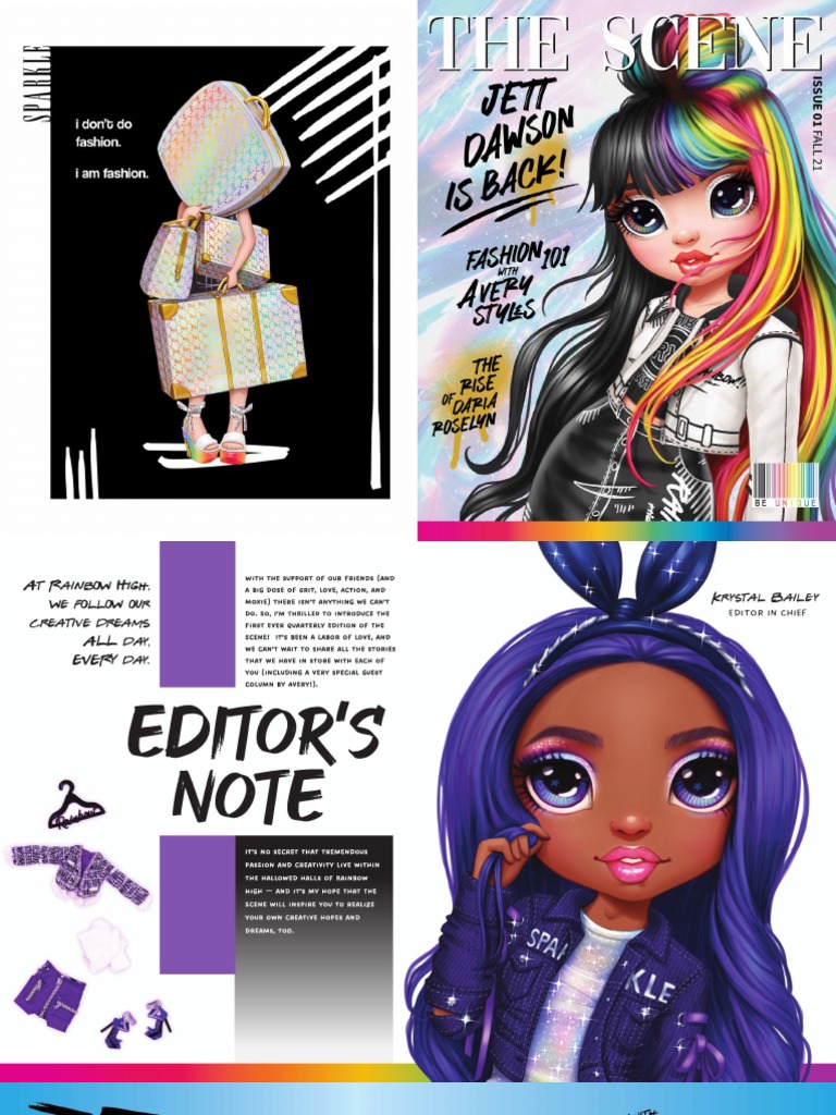 Rainbow High The Scene Issue 1 | PDF