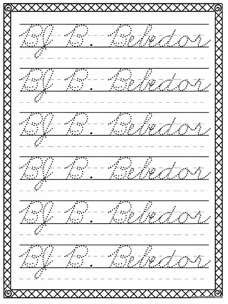 Cursive Name Tracing Worksheet-5712-1633-C5CA | PDF