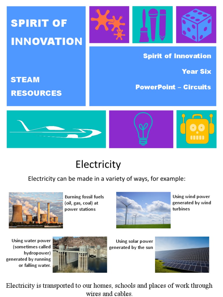 Spirit of Innovation: Steam Resources | PDF | Series And Parallel ...