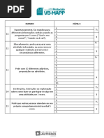 VBMAPP: Guia de Aplicação Nível 3 | PDF | Ciências e Matemática