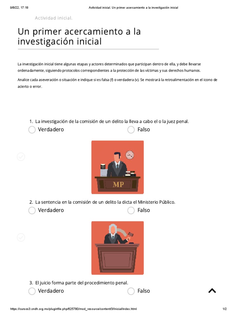Actividad inicial. Un primer acercamiento a la investigación inicial ...