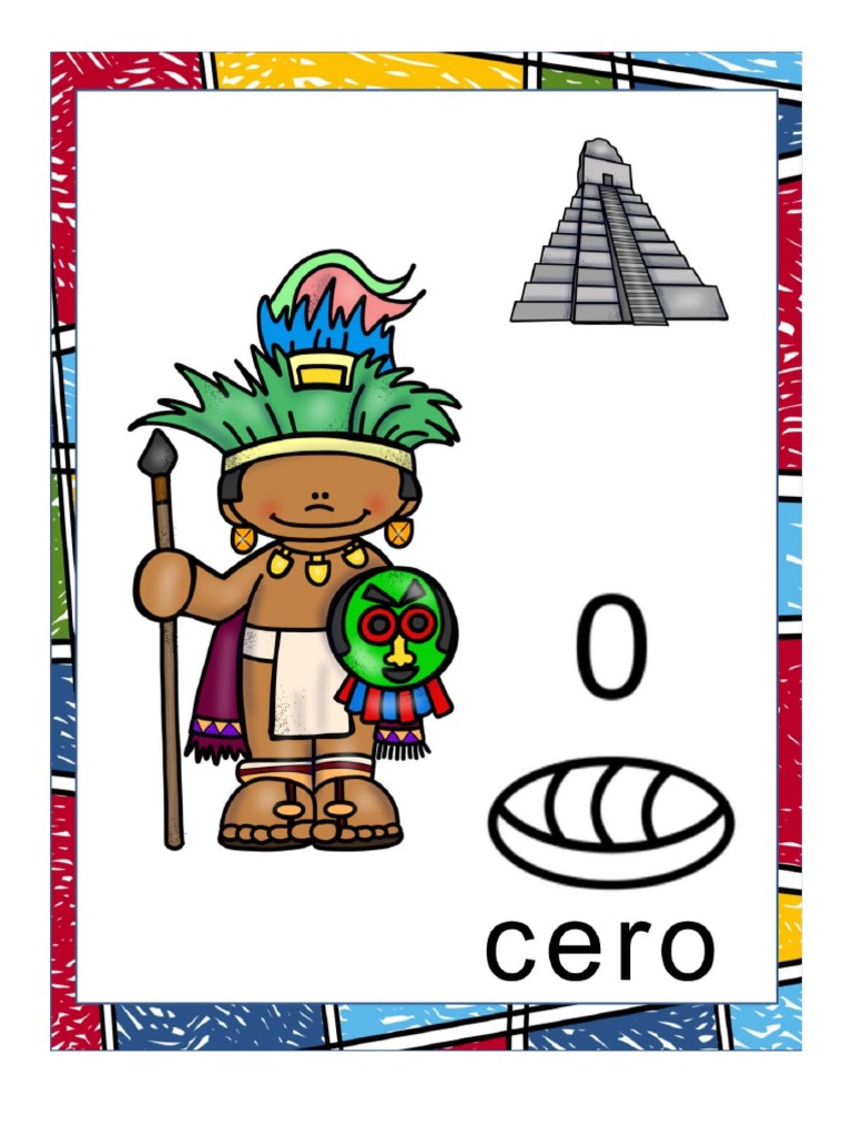 Numeros Mayas 1-100 Ilustrados | PDF