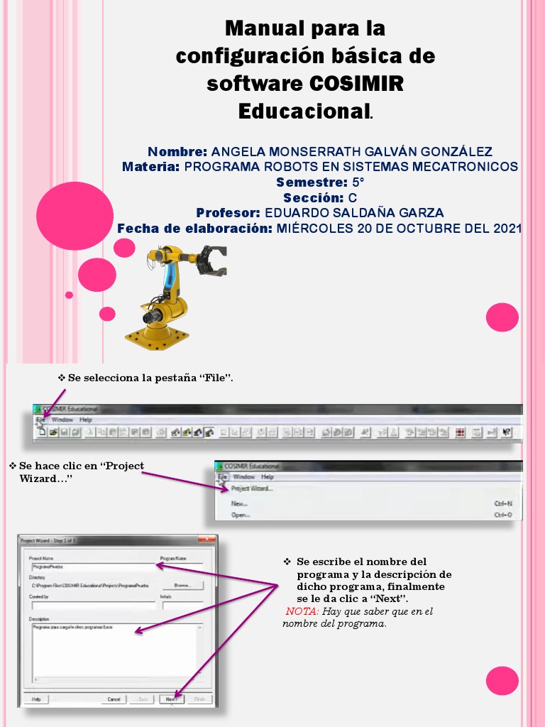 Manual de COSIMIR Educional | PDF | Ventana (informática) | Ingeniería ...