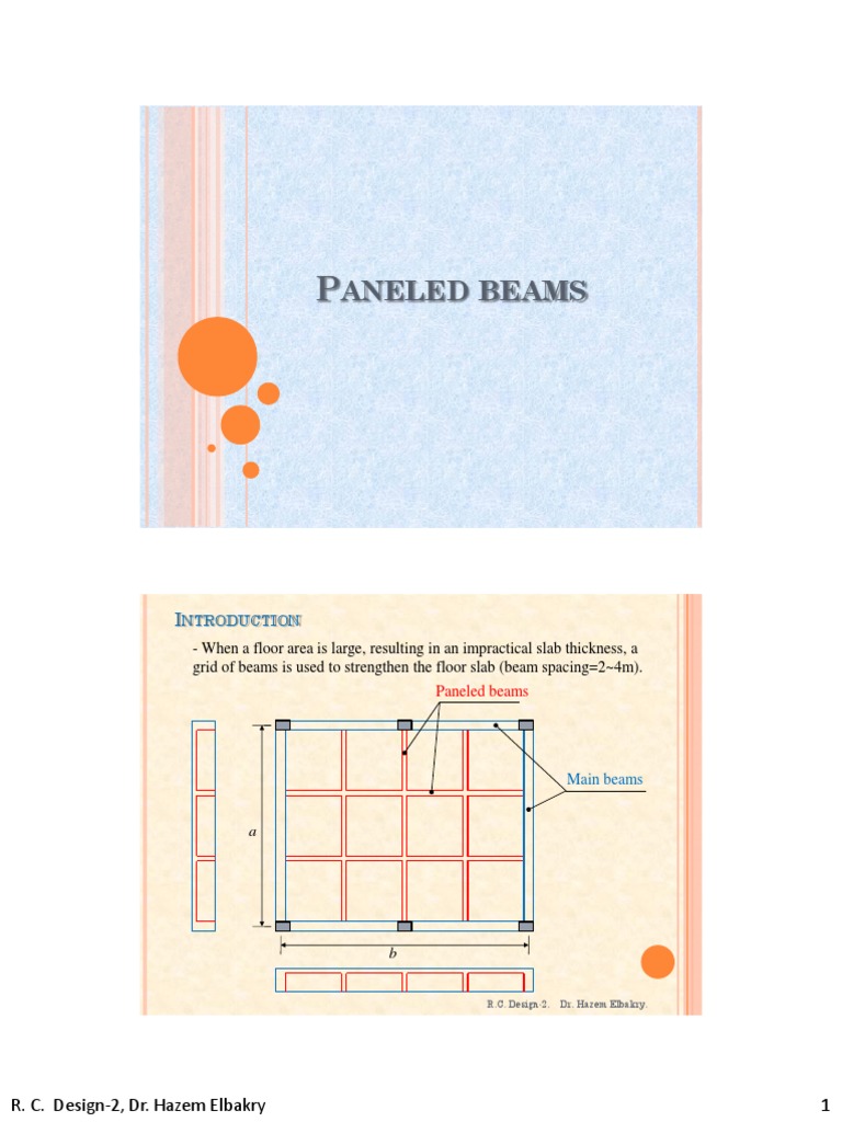 Paneled Beam Design and Analysis | PDF | Beam (Structure) | Applied And ...