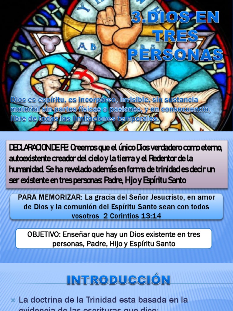 3 Dios en Tres Personas Ii | PDF | espíritu Santo | Trinidad