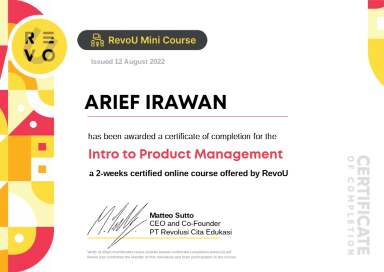 Product Manager Mini Course | PDF