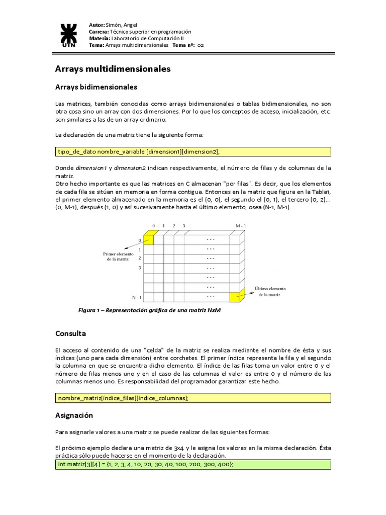 Uso de arrays multidimensionales en C para almacenar y procesar datos ... Uso de arrays multidimensionales en C para almacenar y procesar datos ...