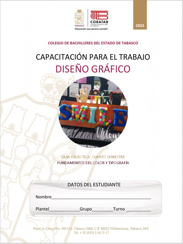 Diseno Grafico Pdf Evaluación Diseño Gráfico