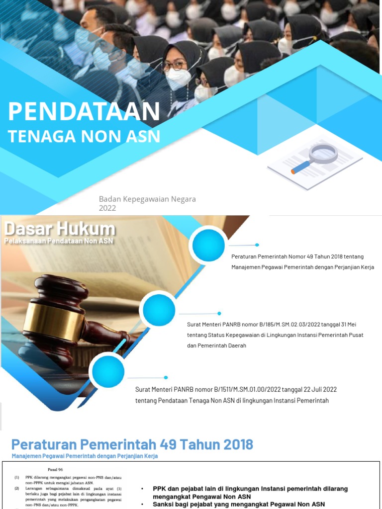 Pendataan Tenaga Non ASN 2022 | PDF