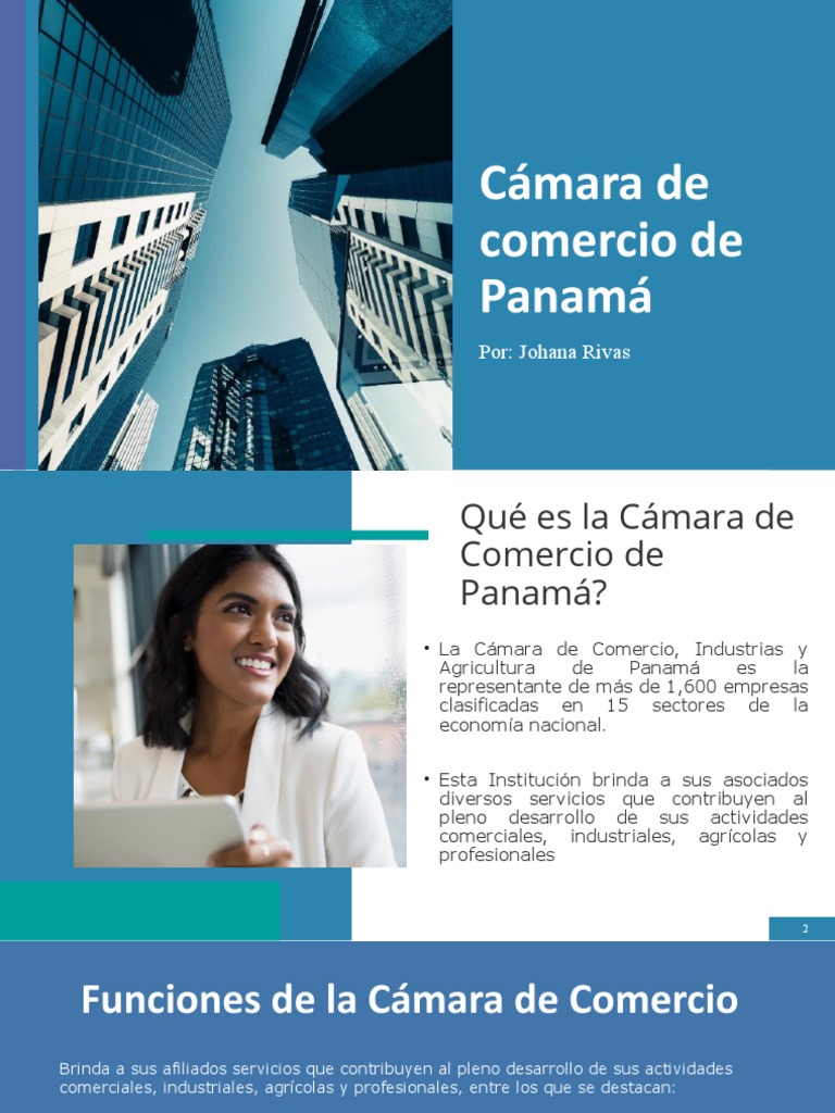 Cámara de Comercio de Panamá | PDF | Panamá | Cámara de Comercio