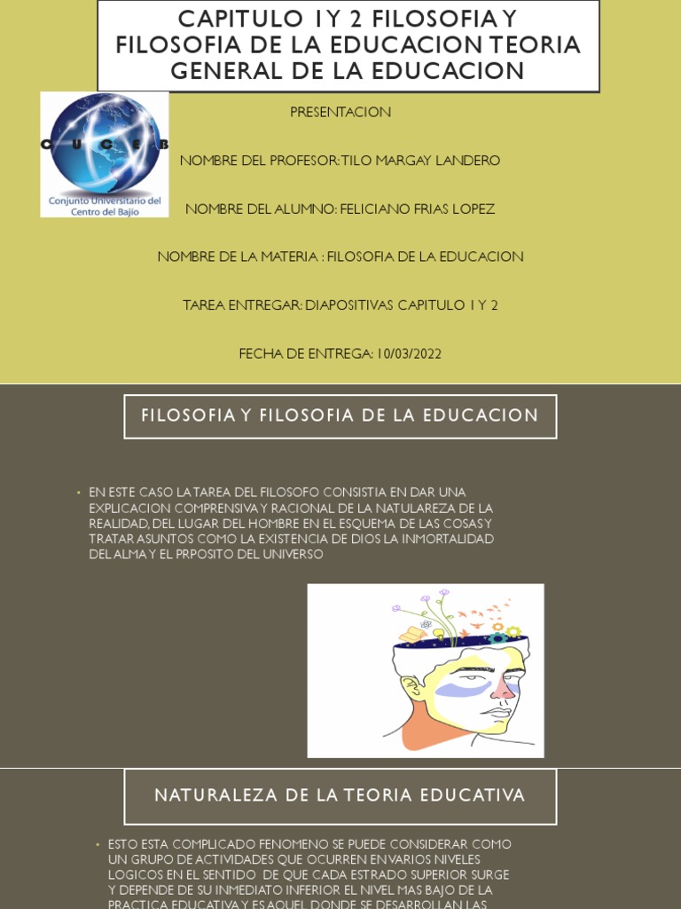 Fundamentos de Filosofía Educativa | PDF | Constructivismo (filosofía ...