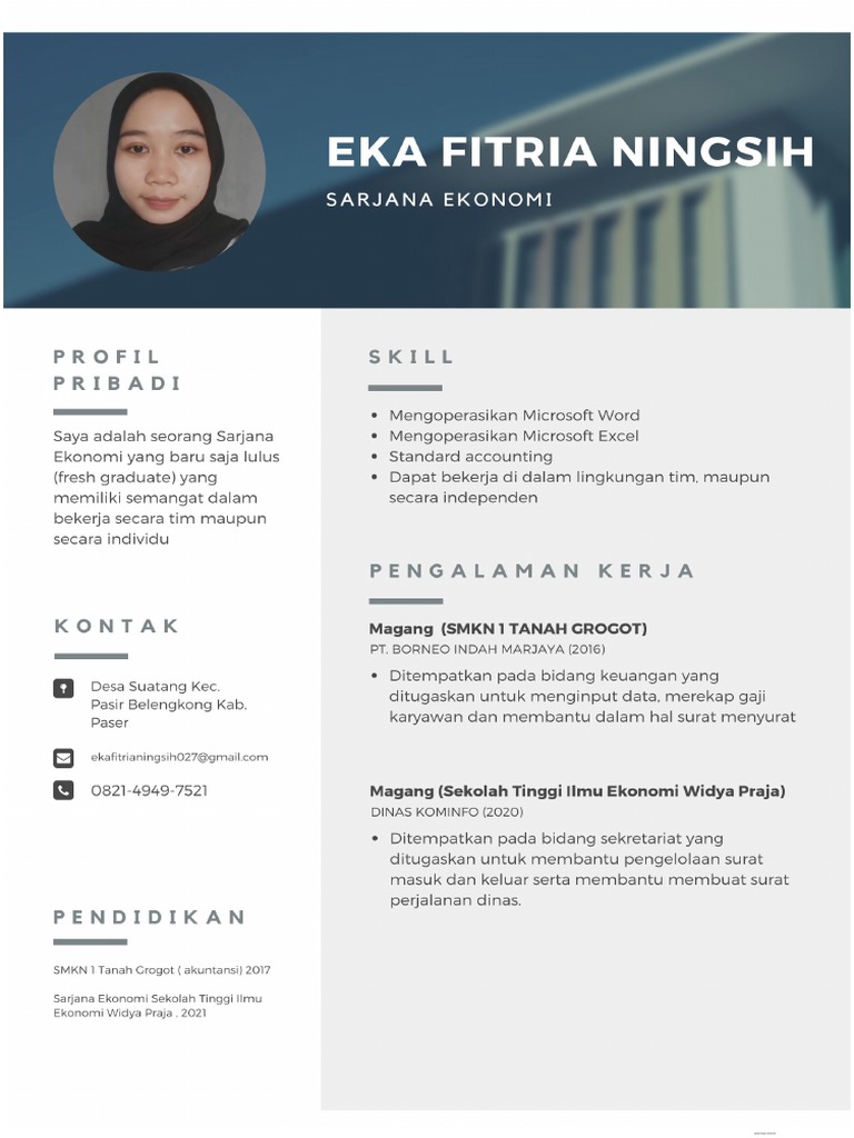 Berkas Lamaran Eka | PDF