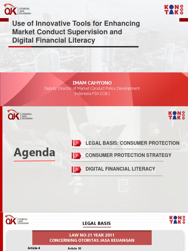 Panel 3 - Sesi 6 Market Conducts Tools - Imam Cahyono | PDF | Insurance ...