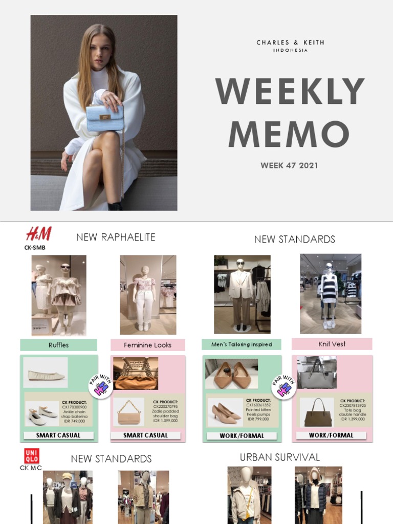 Weekly Memo 47 | PDF | Clothing | Softlines (Retail)