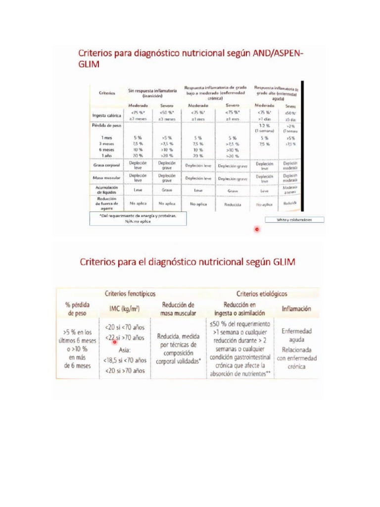 Criterios GLIM | PDF