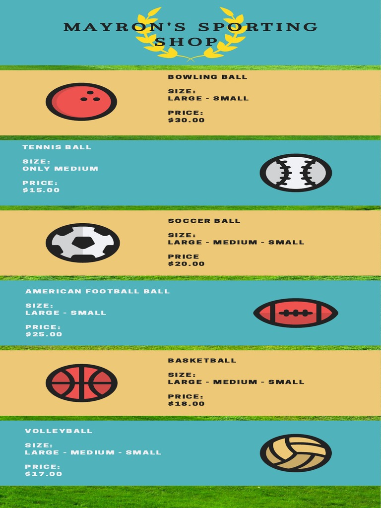 Mayron's Store | PDF