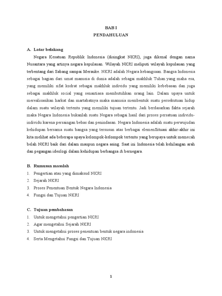 Makalah NKRI MTS | PDF