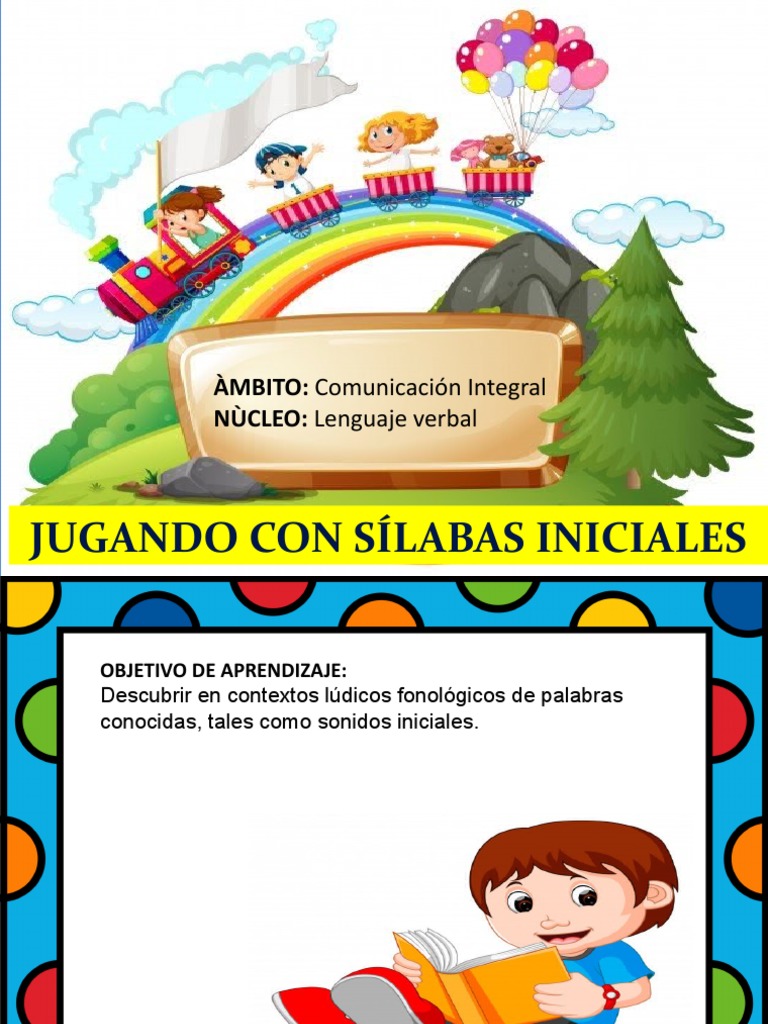 Silaba Inicial Elementos. | PDF