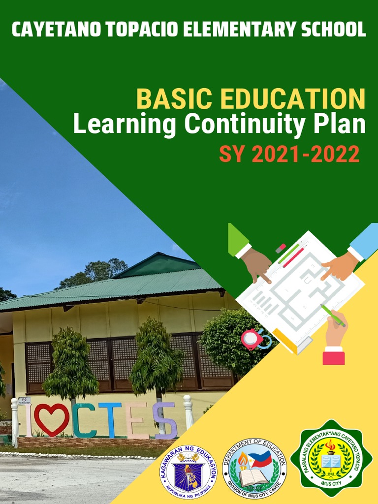 Enhanced BE-LCP For SY 2021-2022 - Cayetano Topacio ES - Revised (Year ...