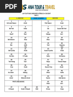 Denah Seat Bis Pariwisata | PDF