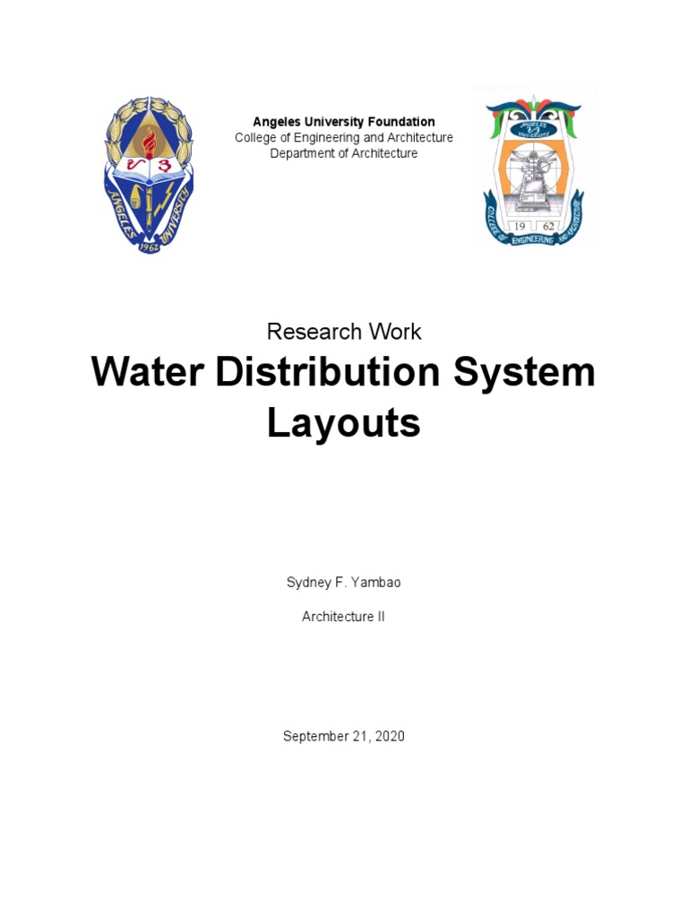 Water Distribution | PDF | Water Supply Network | Water