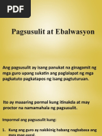 Mga Hakbang Sa Pagbuo NG Pagsusulit | PDF