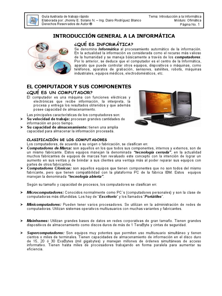 2020 Manual Informatica | Descargar gratis PDF | Hardware de la ...