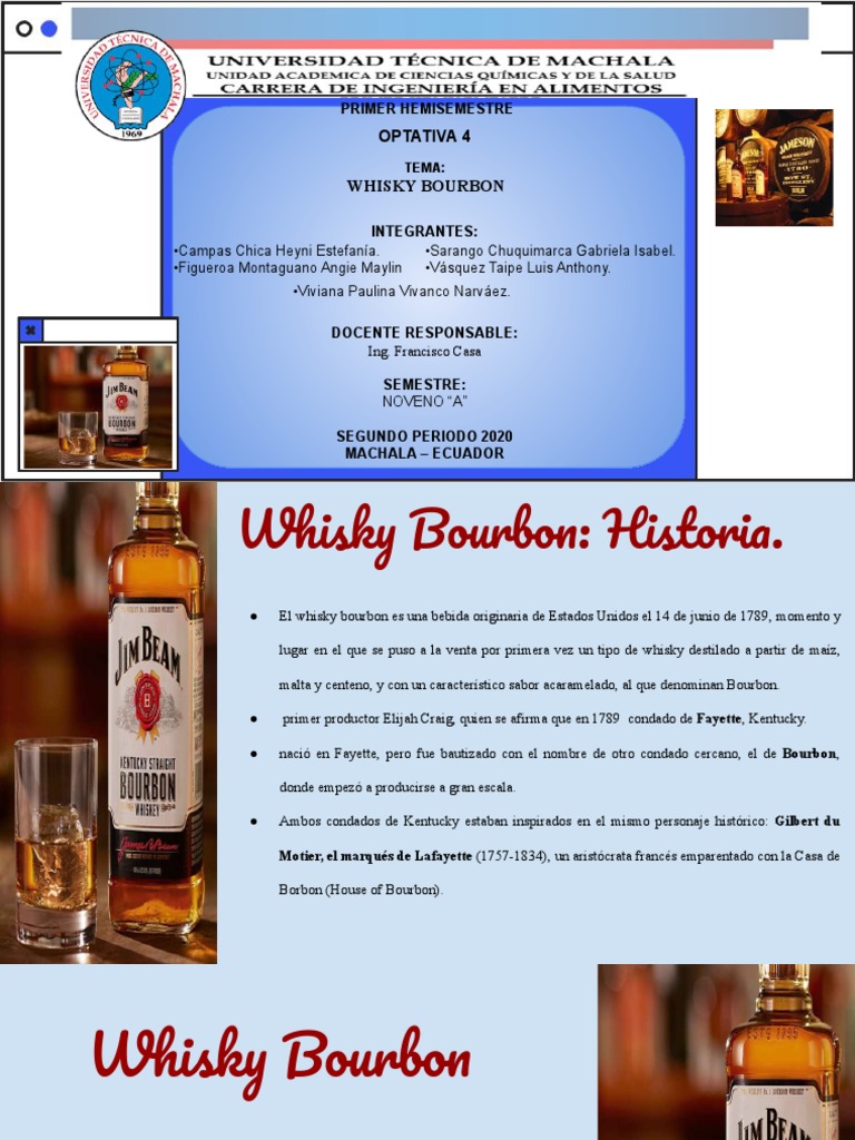 Diapositiva Whisky Bourbon | PDF | Whisky | Whisky Bourbon