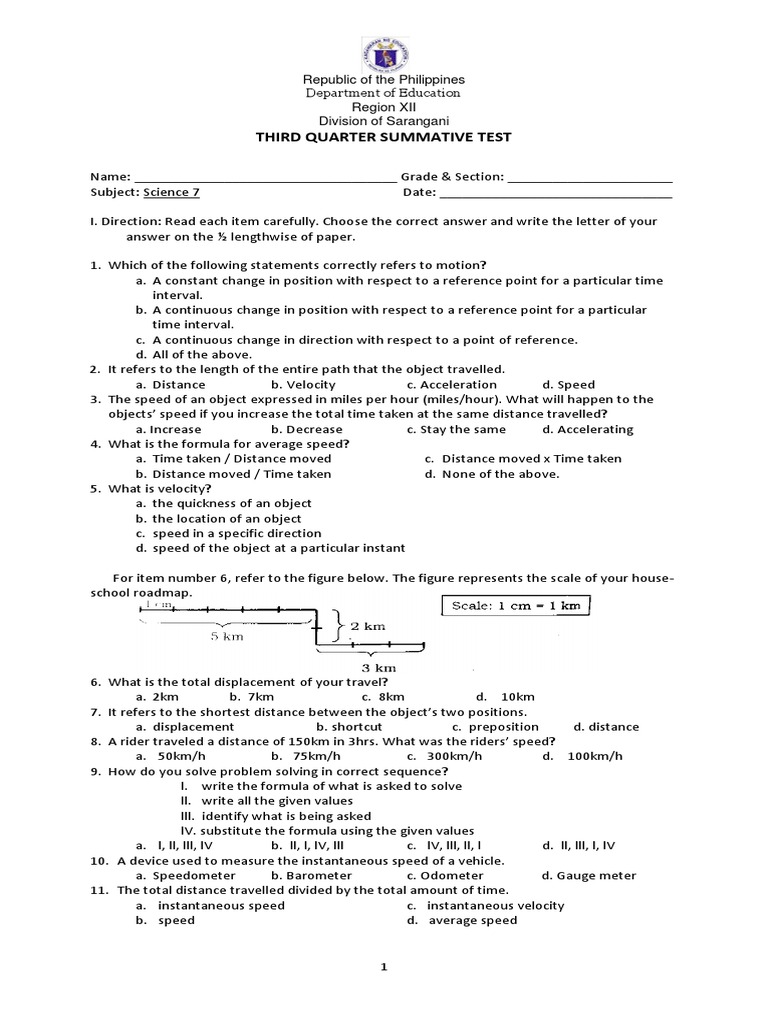 Grade 7 Science Summative Test | PDF | Electric Charge | Electron