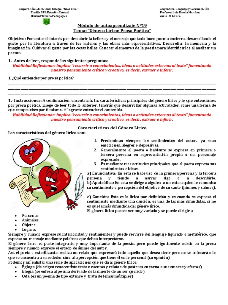 Prosa Poética | PDF | Poesía | Prosa