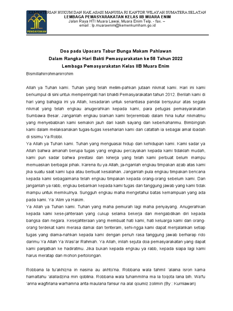 Teks Doa Harihhh | PDF