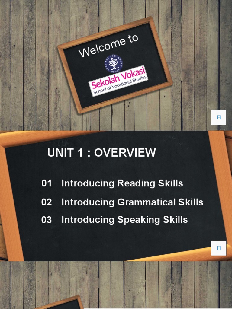 New Unit 1 PPT Int English 2019-2020 | PDF | Part Of Speech | Linguistic Typology