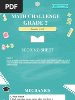 Mathematics Quiz Bee Grade 2 | PDF