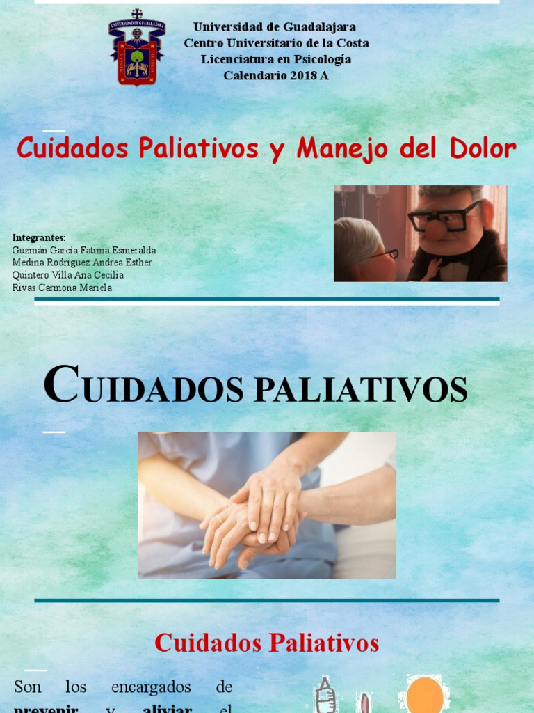 Cuidados Paliativos Y Manejo Del Dolor Pdf Dolor Cuidados Paliativos