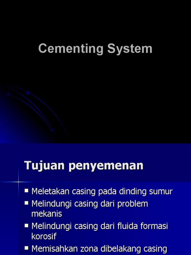 Sistem Penyemenan Casing dalam Sumur Minyak | PDF