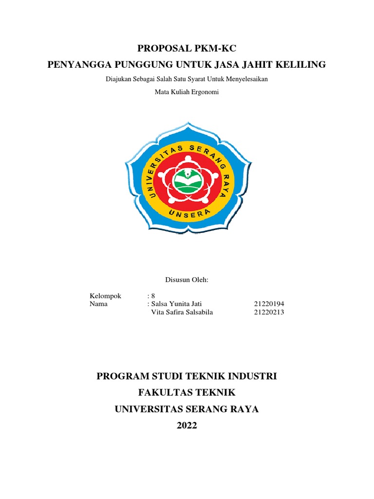 Proposal PKM-KC - Kelompok - 8 Revisi | PDF
