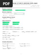 HSS Base Plate Design | PDF